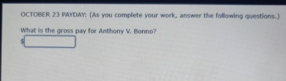Solved 2. In completing the time record columns of the | Chegg.com