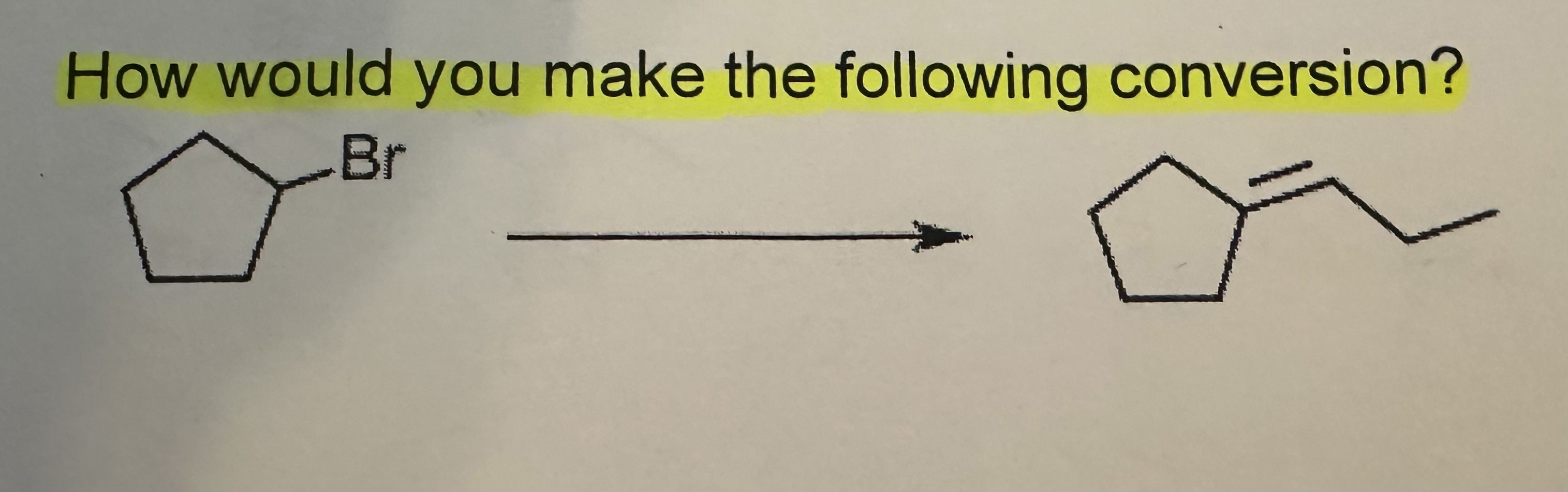 Solved How would you make the following conversion? | Chegg.com