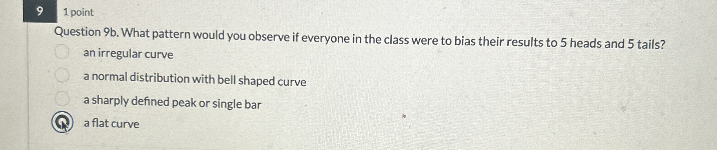 Solved 91 ﻿pointQuestion 9b. ﻿What pattern would you observe | Chegg.com