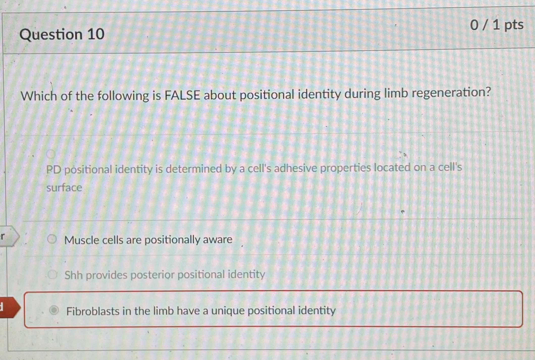Solved Question 1001 ﻿ptsWhich of the following is FALSE | Chegg.com