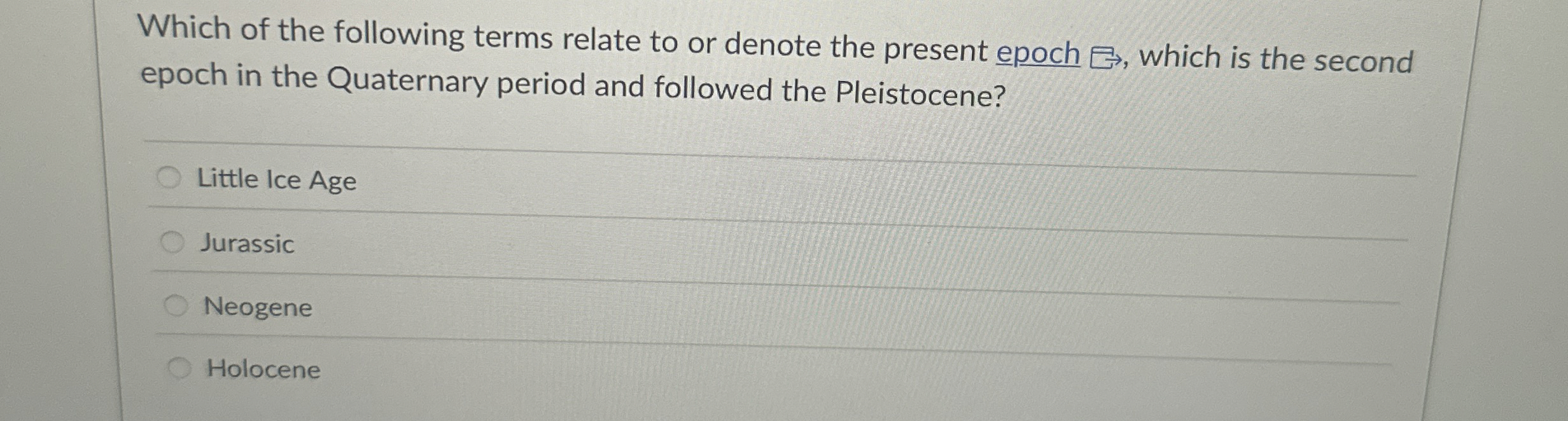 Solved Which of the following terms relate to or denote the | Chegg.com