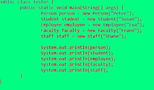 Solved public class Tester { public static void | Chegg.com