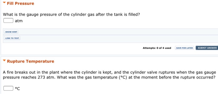 Solved Problem 5.97 N20 Cylinder A 40.0-liter cylinder is | Chegg.com