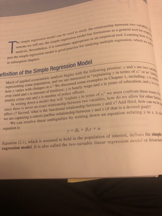 Solved i need to know how to find beta 1 hat. if you could | Chegg.com