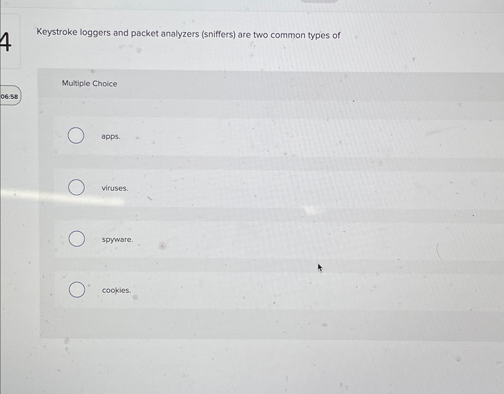 Solved Keystroke loggers and packet analyzers (sniffers) | Chegg.com