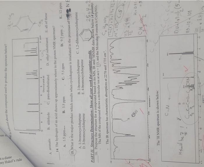 Solved A. 15ppm− B. 3.5ppm C. 7.5ppm D. 9.5ppm (15. What is | Chegg.com