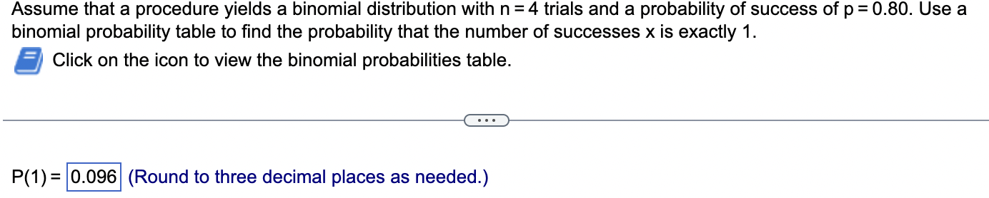 Solved Assume that a procedure yields a binomial | Chegg.com