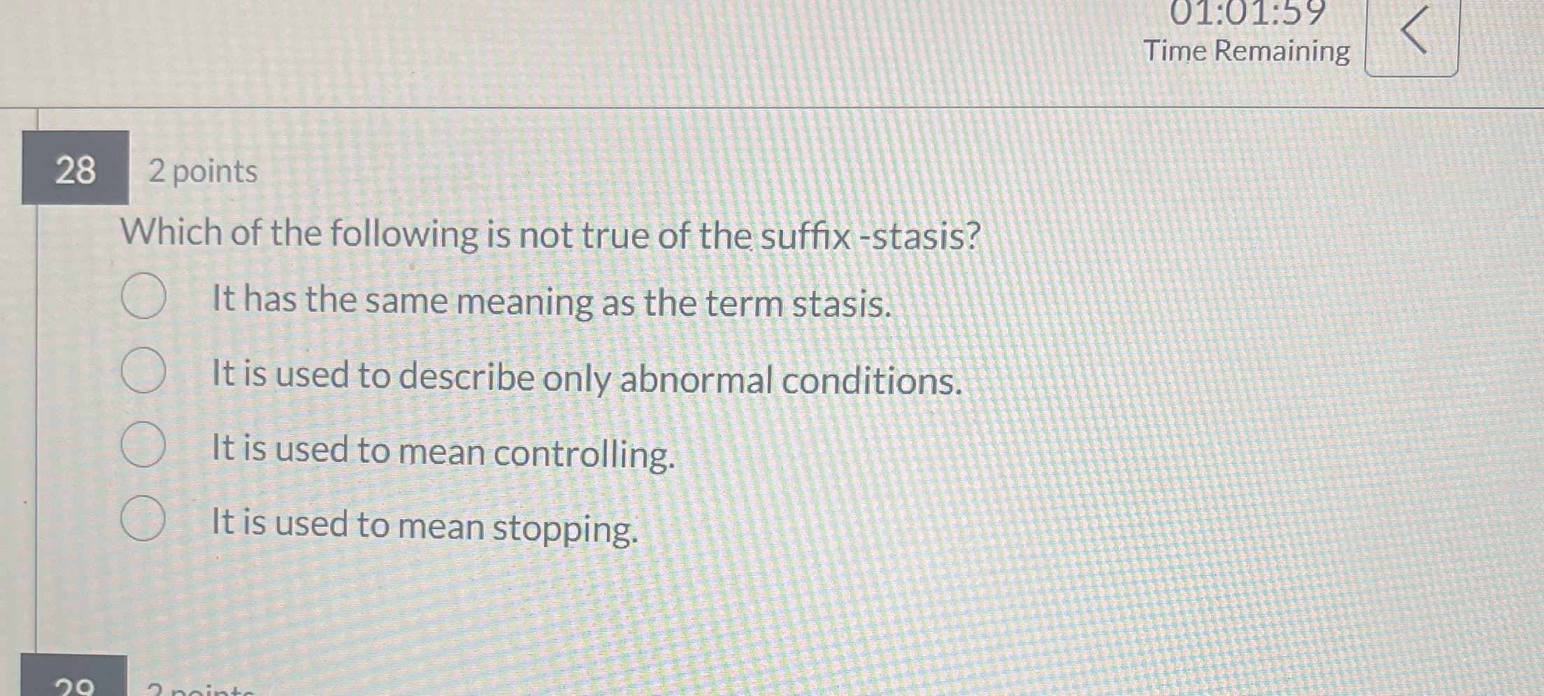 Solved 282 ﻿pointsWhich of the following is not true of the | Chegg.com