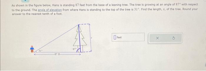 Solved As shown in the figure below, Hans is standing 87 | Chegg.com