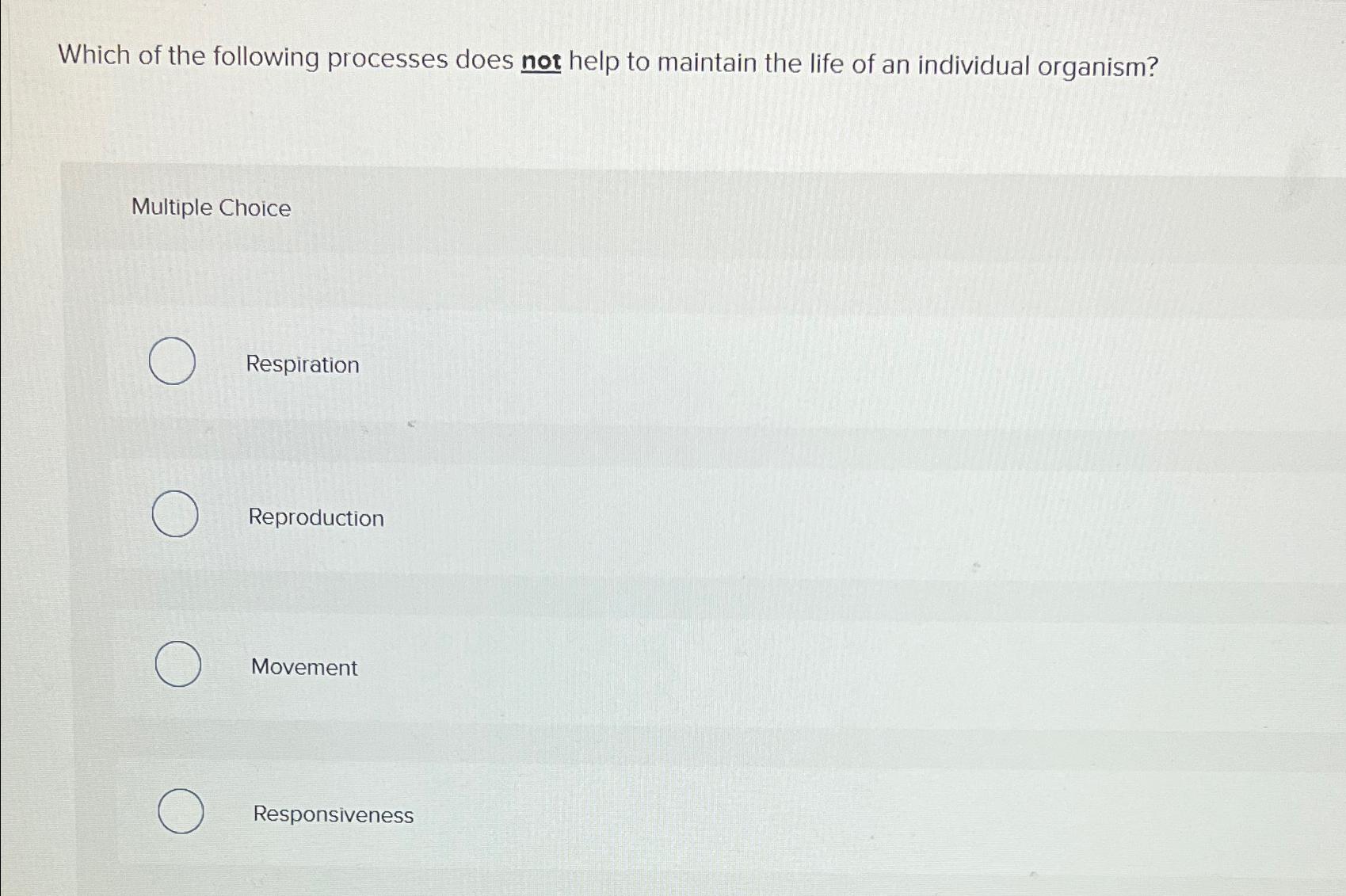 Solved Which of the following processes does not help to | Chegg.com
