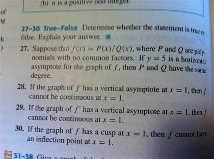 Solved Determine whether the statement is true or false. | Chegg.com