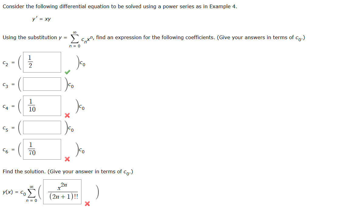 Solved Consider The Following Differential Equation To Be 0763
