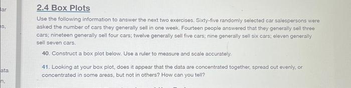 Solved how do i answer question 41 and 42 step by step ? | Chegg.com
