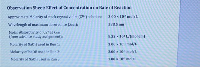 Solved 3. Explain how you can determine the pseudo rate | Chegg.com