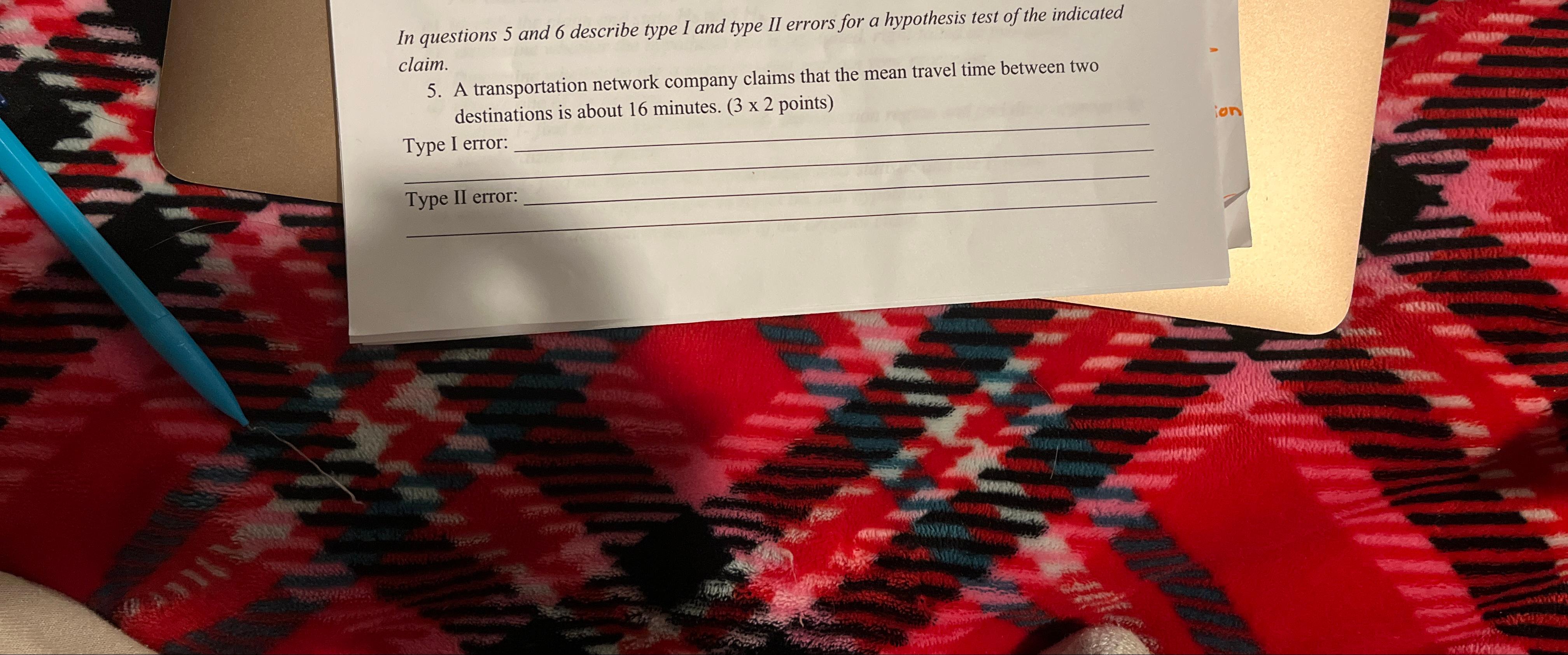 Solved In questions 5 ﻿and 6 ﻿describe type I and type II | Chegg.com