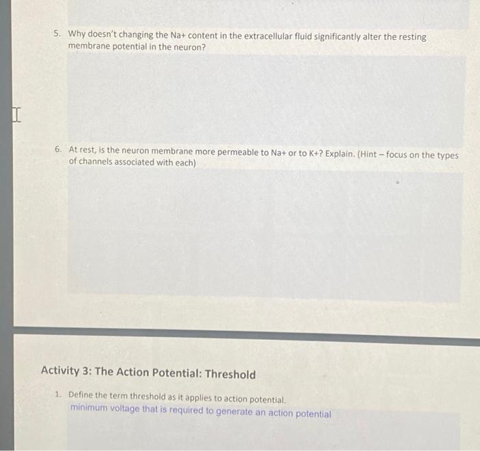 Solved After completing each PhysioEx lab activity in | Chegg.com