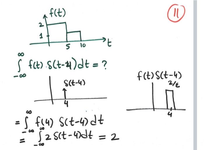 Solved (1) I- e−tδ(t)dt= ? (2) ∫−∞∞e(t−3)δ(t)dt= ? (3) | Chegg.com