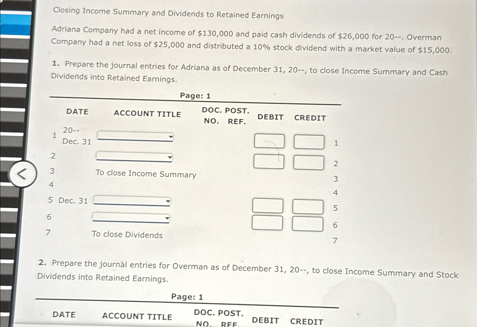 Solved Closing Income Summary and Dividends to Retained | Chegg.com