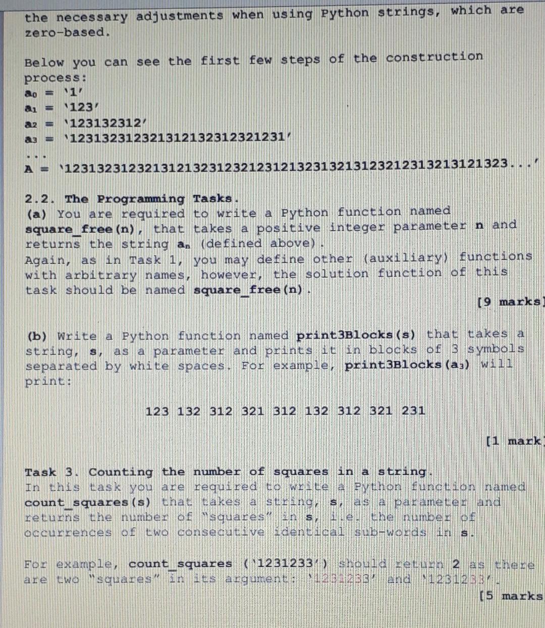 Solved ASSESSMENT DETAILS 0. Introduction. The Thue-Morse | Chegg.com