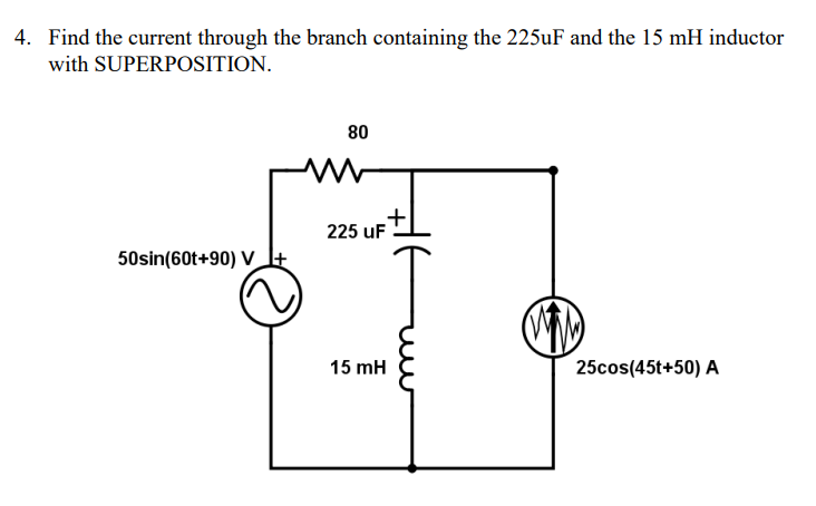 Solved Find the current through the branch containing the | Chegg.com