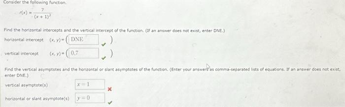 Solved Consider the following function. r(x)=(x+1)27 Find | Chegg.com