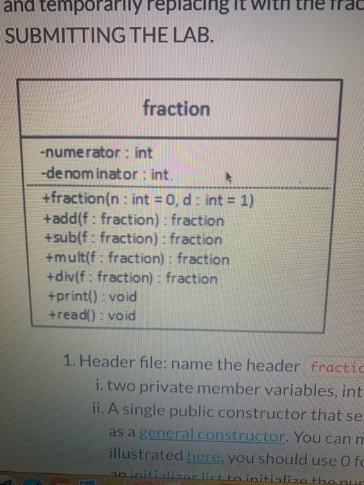 Solved Fraction Functions and C++ You undoubtedly learned | Chegg.com