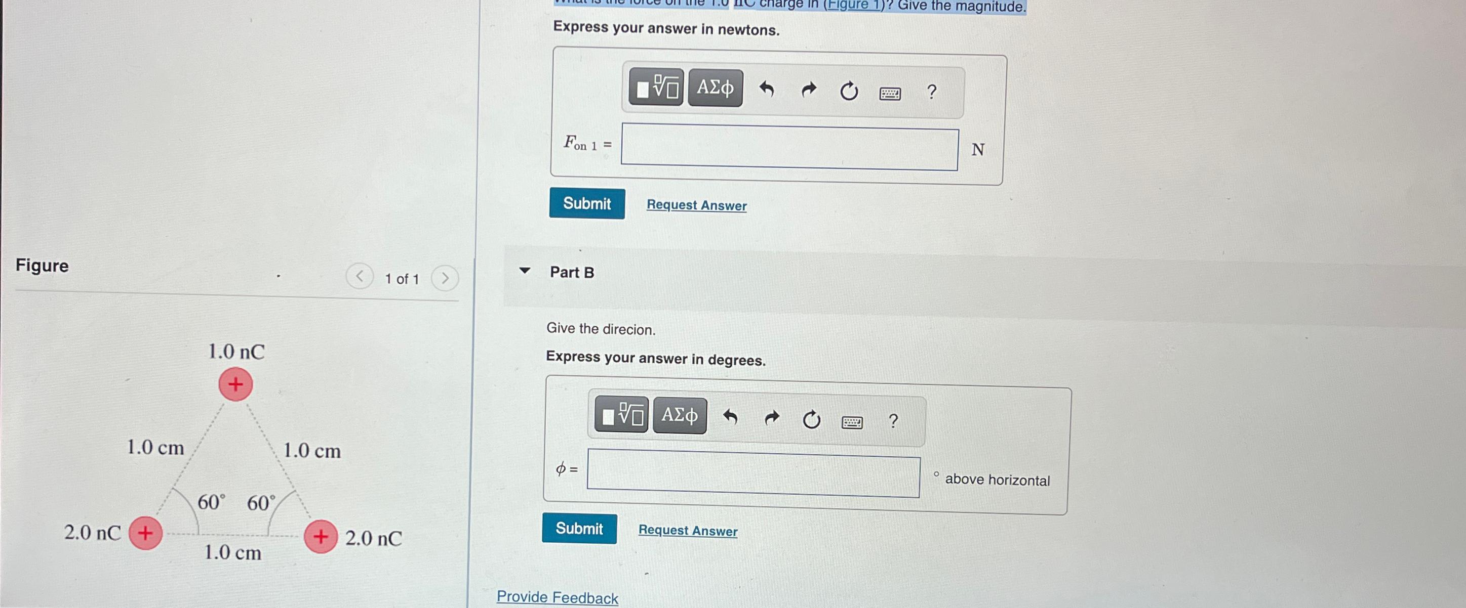 Solved Express your answer in newtons.Figure1 ﻿of 1Part | Chegg.com