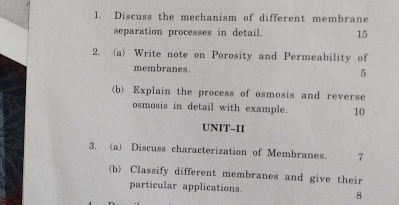 Solved 1.Discuss the mechanism of different | Chegg.com