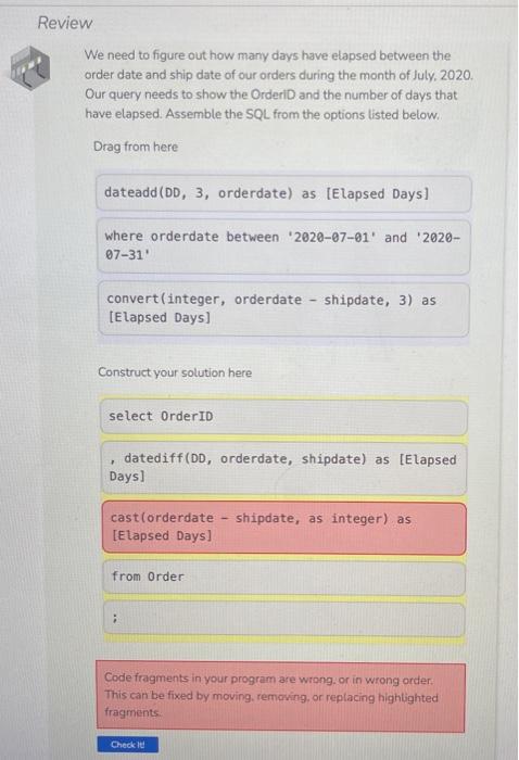 Solved We need to figure out how many days have elapsed | Chegg.com