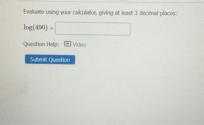 Solved Evaluate using your calculator, giving at least 3 | Chegg.com