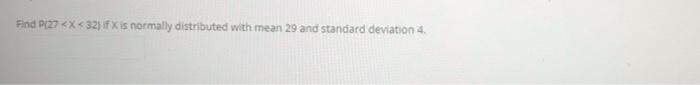 Solved Find P(27 | Chegg.com