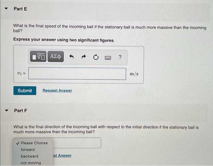Solved Two balls undergo a perfectly elastic head-on | Chegg.com
