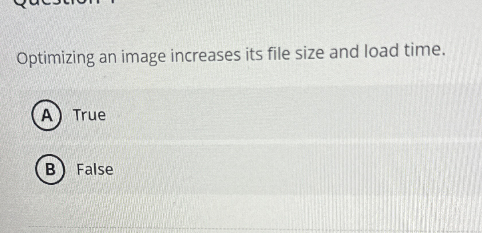 Optimizing an image increases its file size and load | Chegg.com