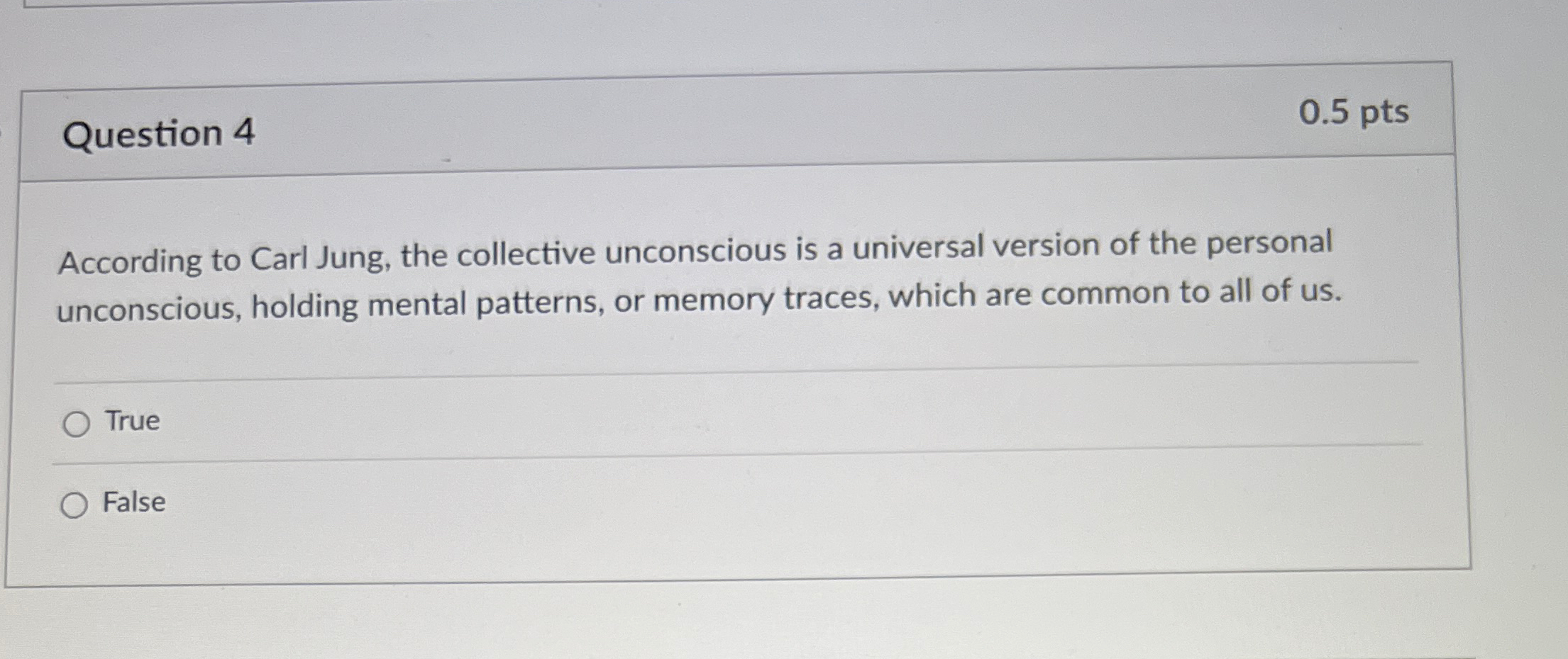 Solved Question 40.5ptsAccording to Carl Jung, the | Chegg.com