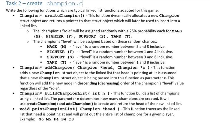 Solved The project is to create a turn-based role-playing | Chegg.com