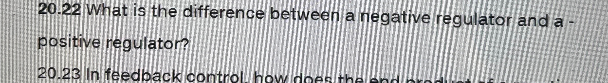 Solved 20.22 ﻿What is the difference between a negative | Chegg.com