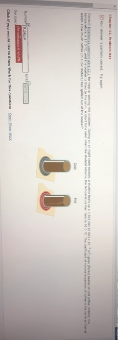 Solved Chapter 12. Problem 033 Your answer is partially | Chegg.com