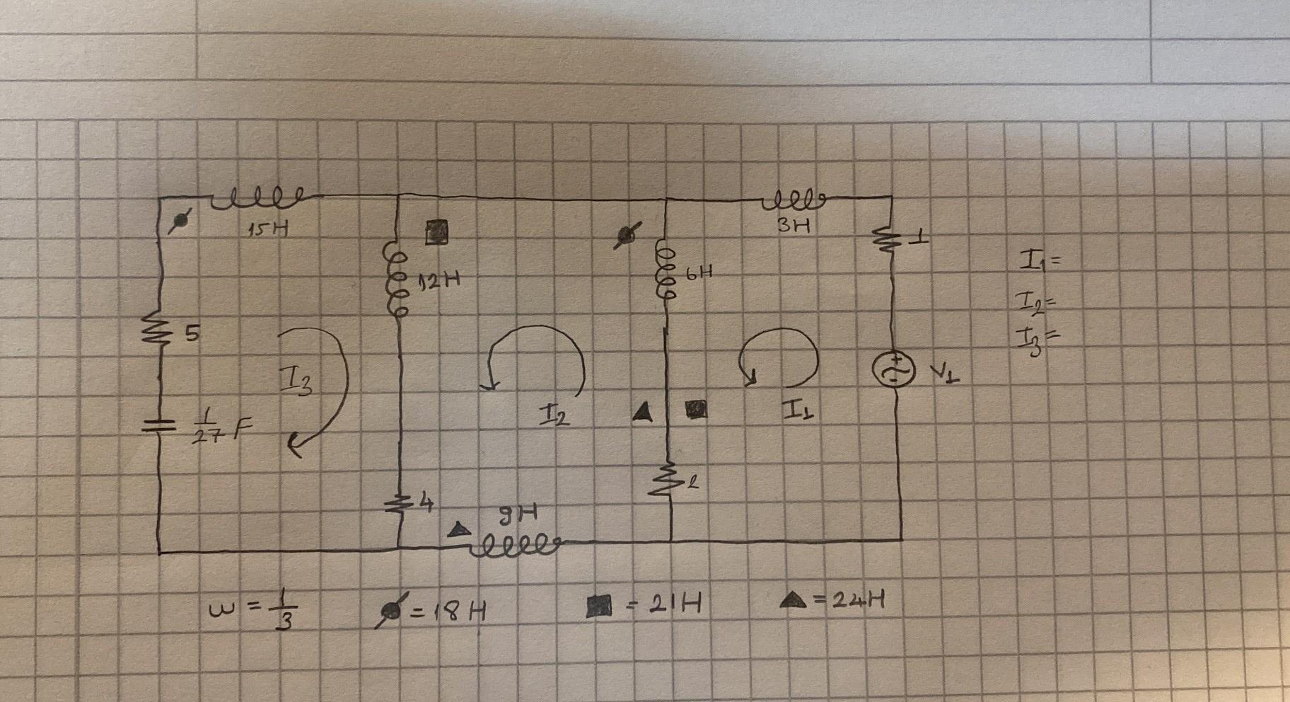 Solved Find the desired currents in the circuit. | Chegg.com