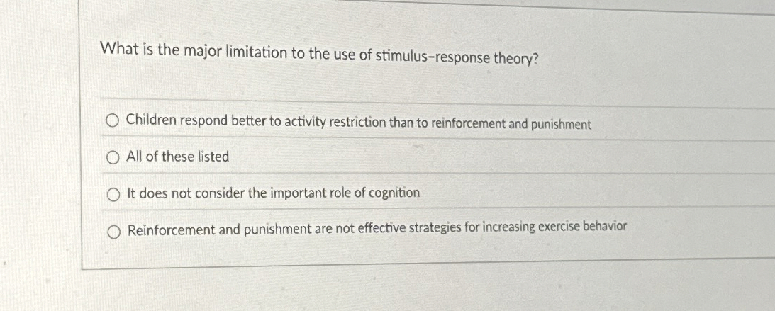 Solved What is the major limitation to the use of | Chegg.com