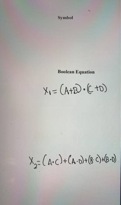 Solved find the logic gate symbol for x1 and x2. idk if i | Chegg.com