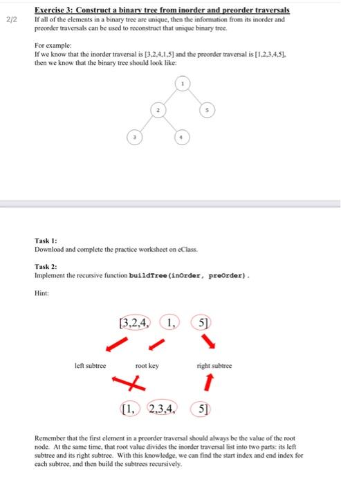 Solved Download binaryTree.py from eClass. This file | Chegg.com