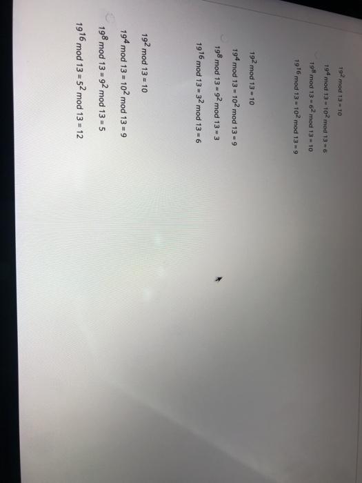 Solved Question 16 Use the power property of modular | Chegg.com