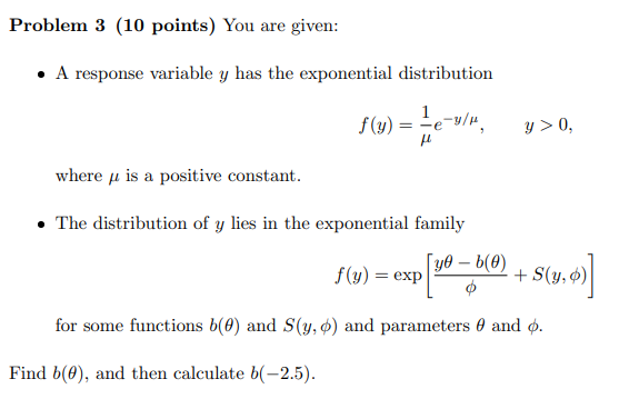 Solved Problem 3 (10 ﻿points) ﻿You are given:A response | Chegg.com