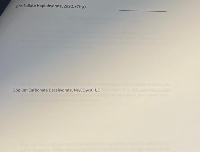 Barium Chloride Dihydrate, BaCl2⋅2H2O Calcium | Chegg.com