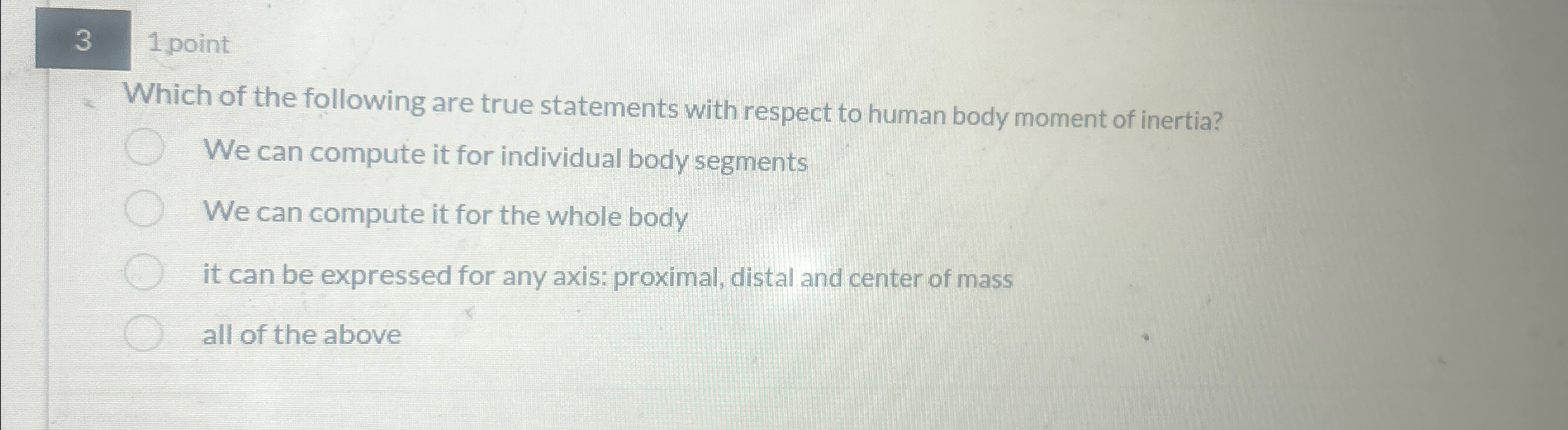 Solved 31 ﻿pointWhich of the following are true statements | Chegg.com