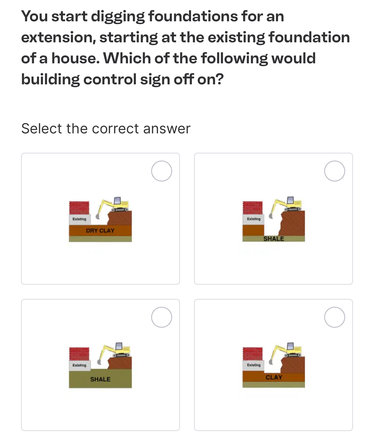 Solved You start digging foundations for an extension, | Chegg.com