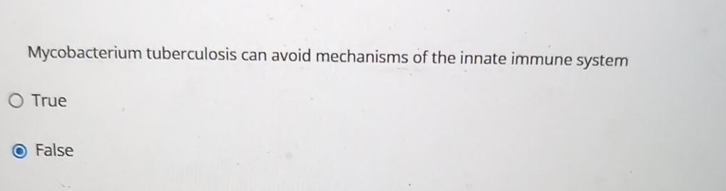 Solved Mycobacterium tuberculosis can avoid mechanisms of | Chegg.com