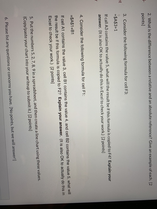 Solved 2 What Is The Difference Between A Relative And A
