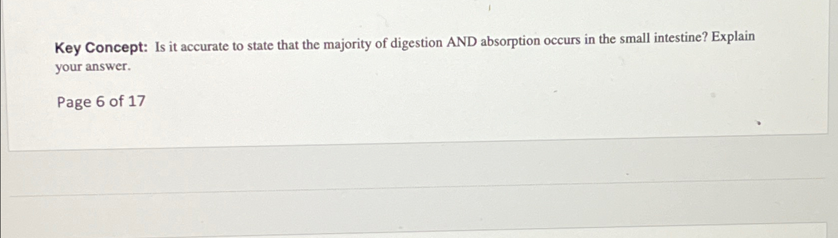 Solved Key Concept: Is it accurate to state that the | Chegg.com