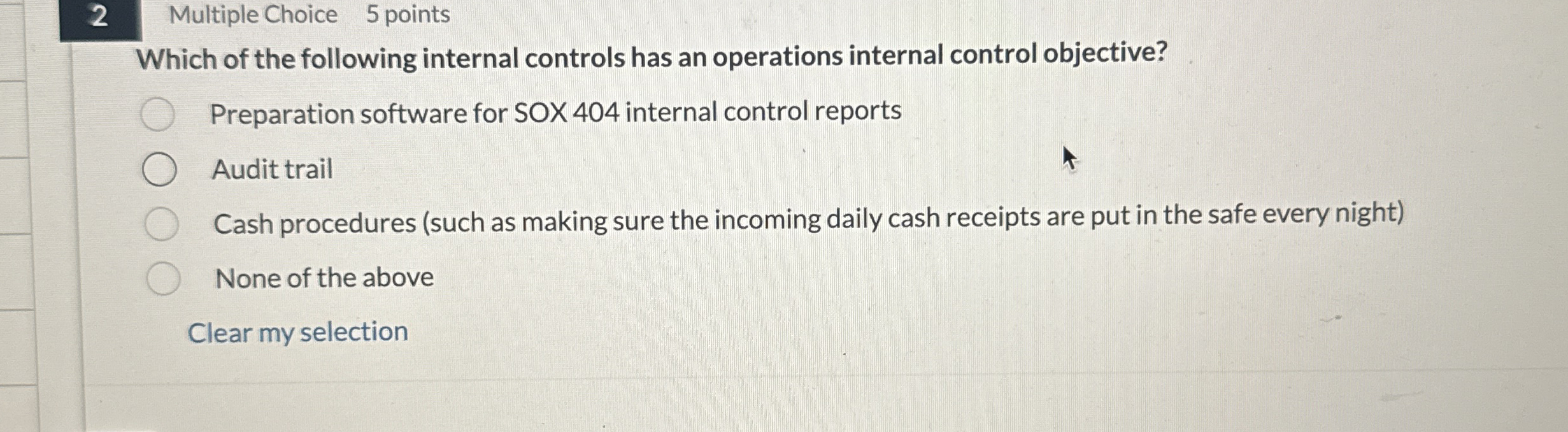 Solved 2 ﻿Multiple Choice5 ﻿pointsWhich of the following | Chegg.com
